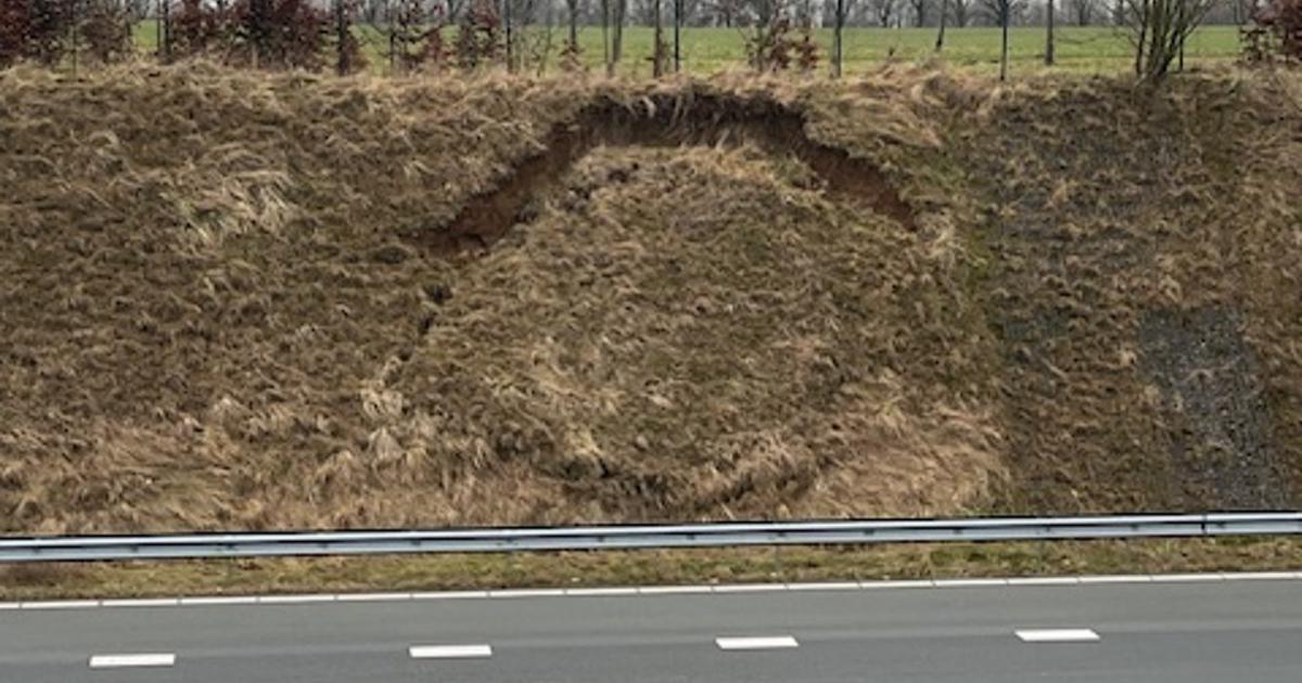 Opnieuw deel talud Buitenring verzakt | ZO-NWS